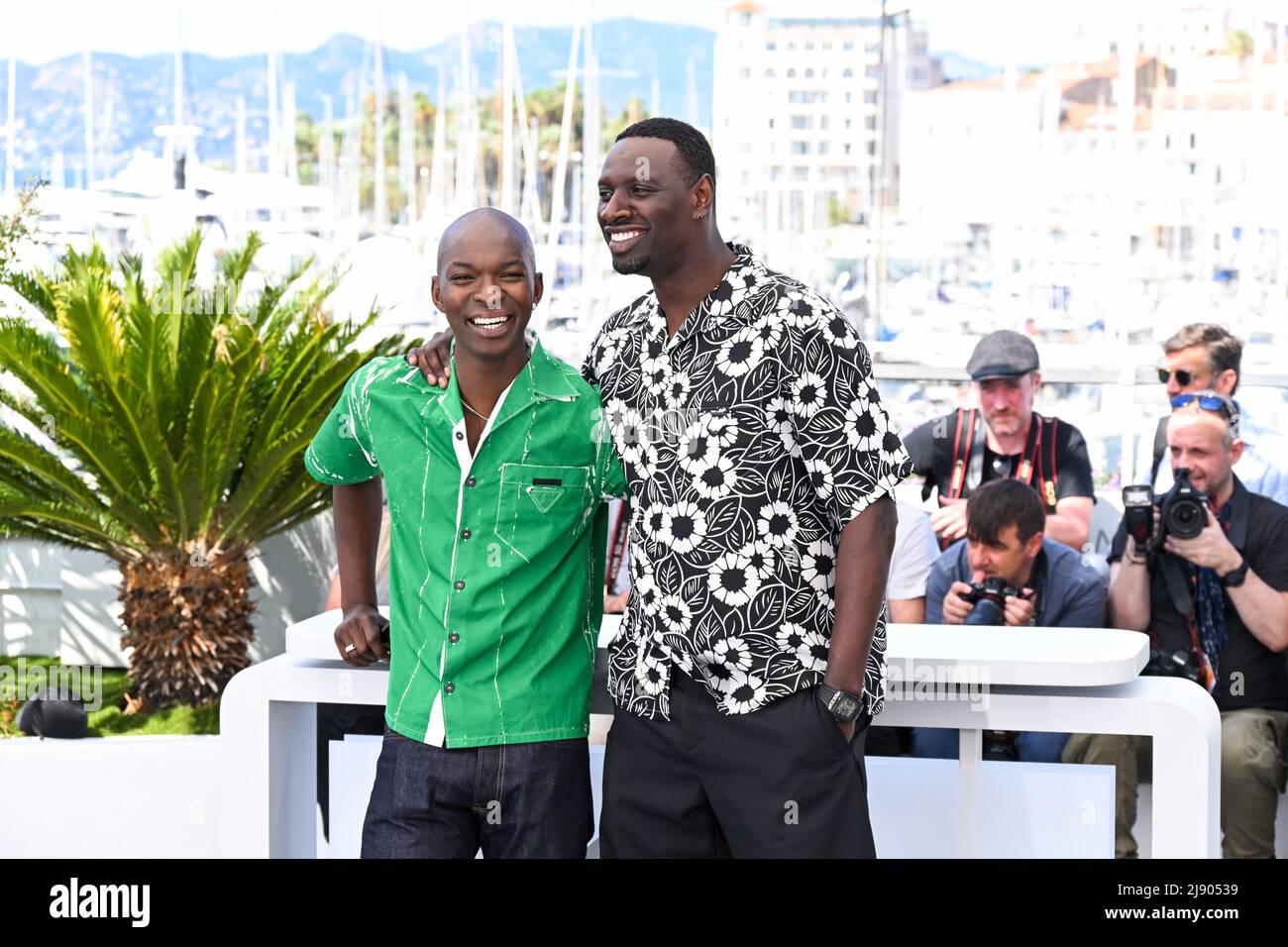 Alassane Diong , Omar Sy 75th Cannes Film Festival Photocall of the ...