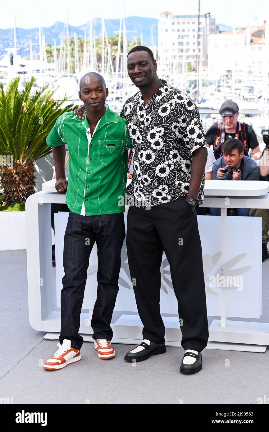 Alassane Diong , Omar Sy 75th Cannes Film Festival Photocall of the ...