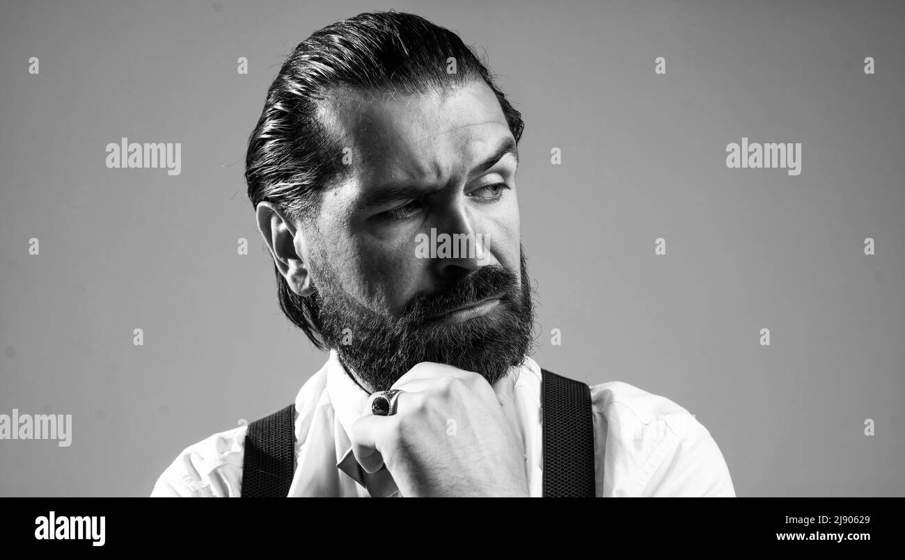 masculinity and charisma. formal party dress code. old fashioned ...