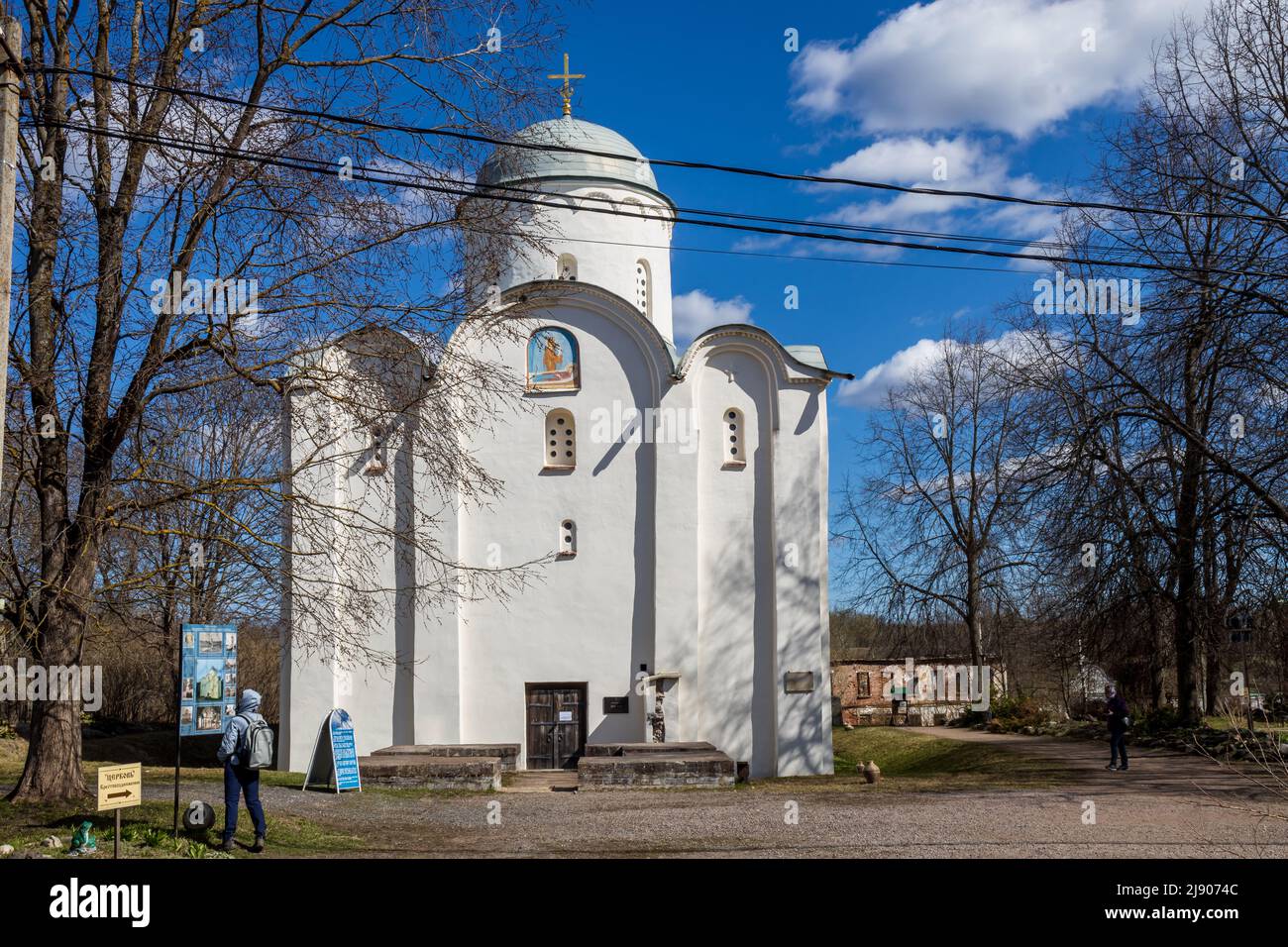 Staraya Ladoga, Russia, - 02 May 2022, Church of the Assumption of the ...