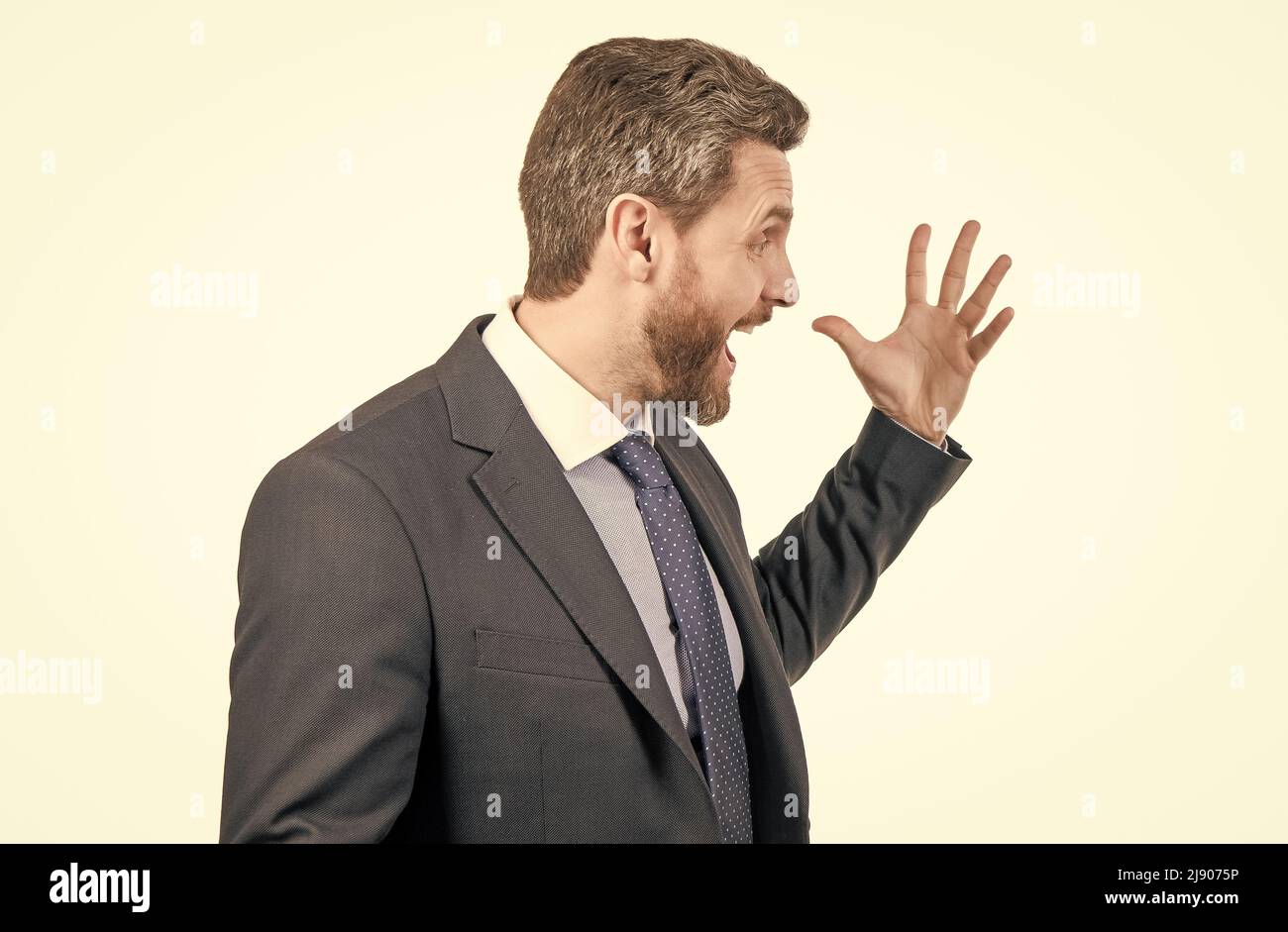 Boss yelling at employee hi-res stock photography and images - Alamy