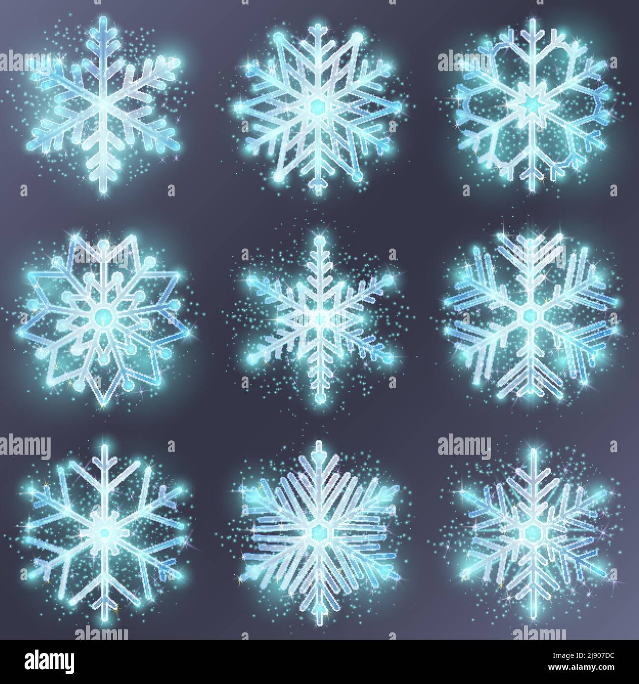 Glitter snowflake. Snow design winter, decoration for christmas, season ...