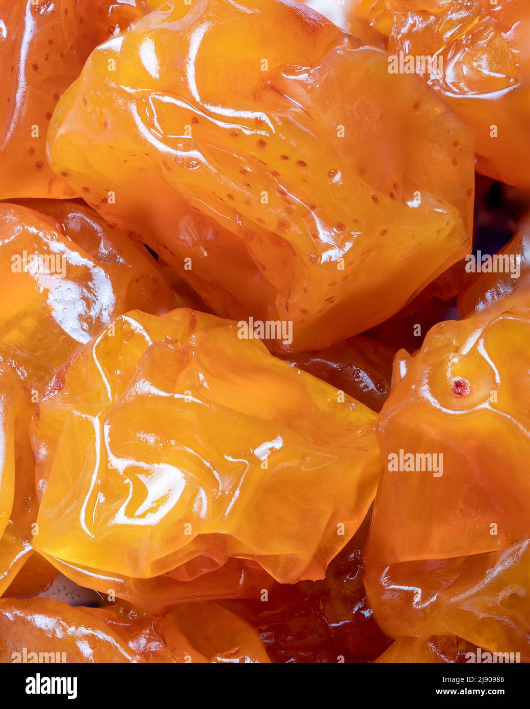 Close up photo of dried yellow plum Stock Photo - Alamy