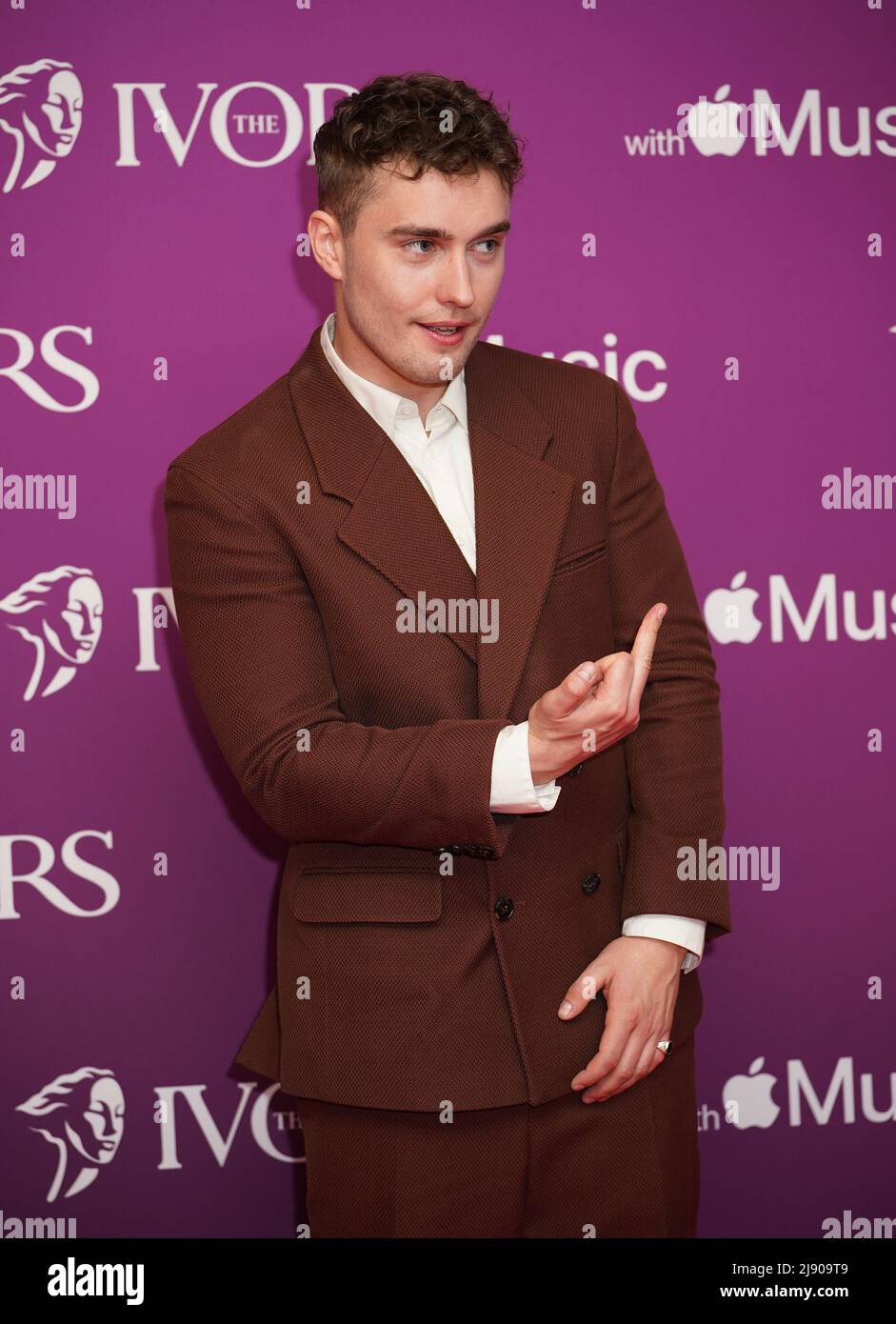 Sam Fender Arrives At The Annual Ivor Novello Songwriting Awards At