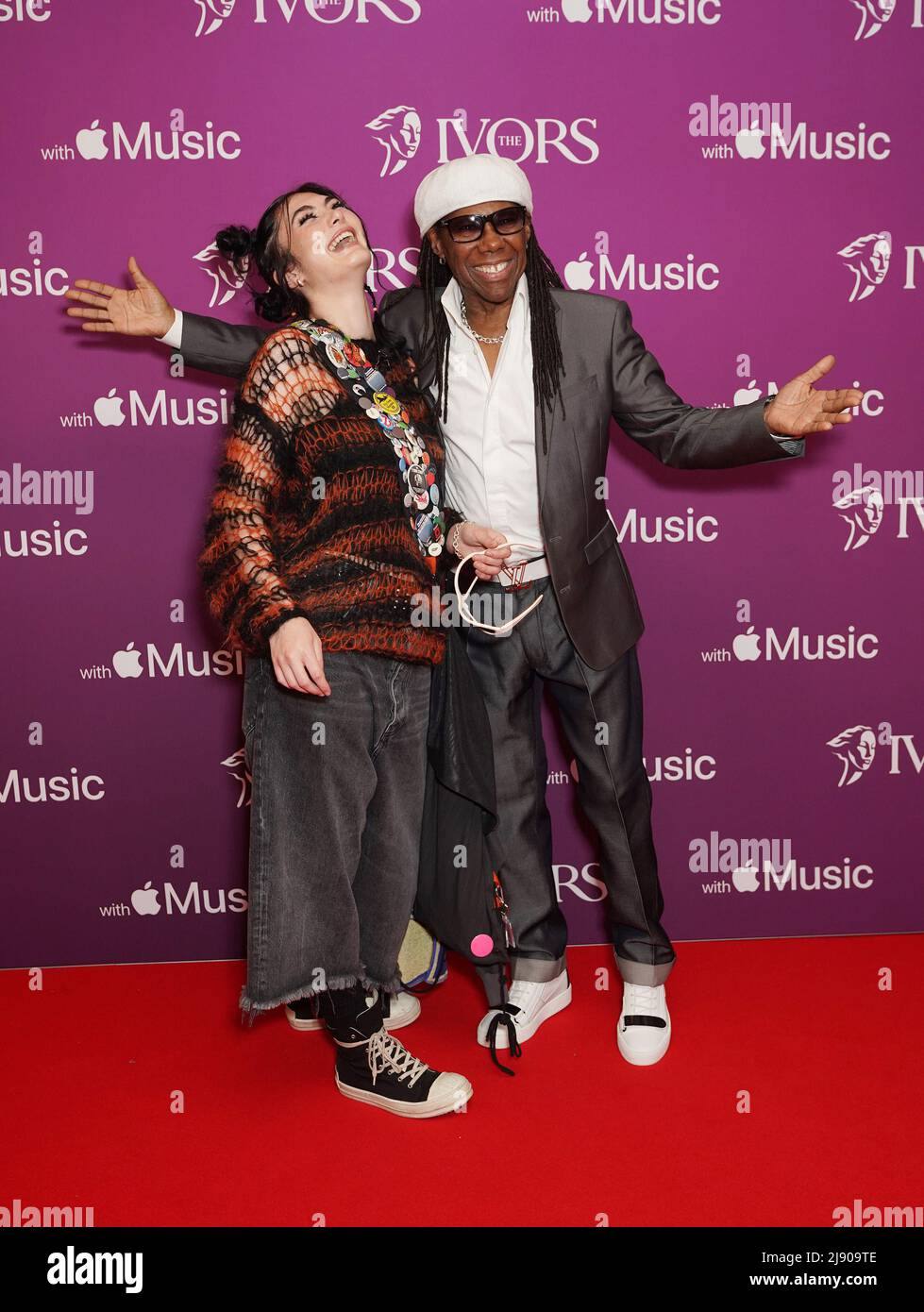 Willow Kane and Nile Rodgers arrive at the annual Ivor Novello ...