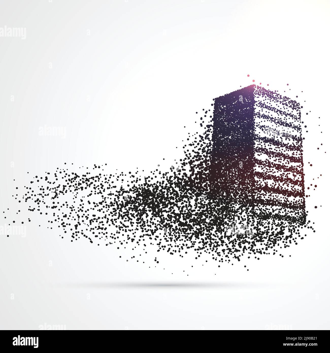 Moving particles Stock Vector Images - Alamy