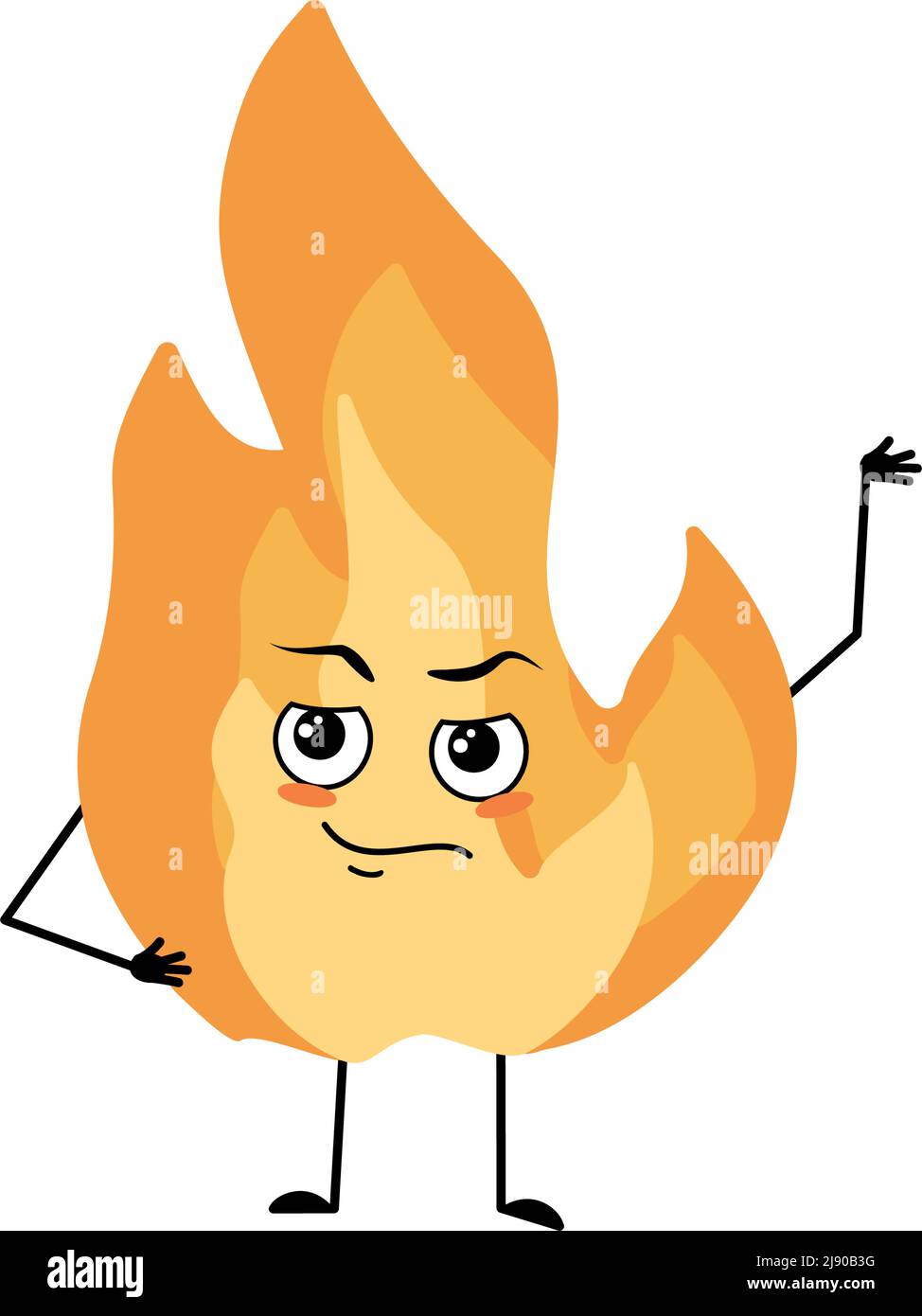 Leg fire Stock Vector Images - Alamy