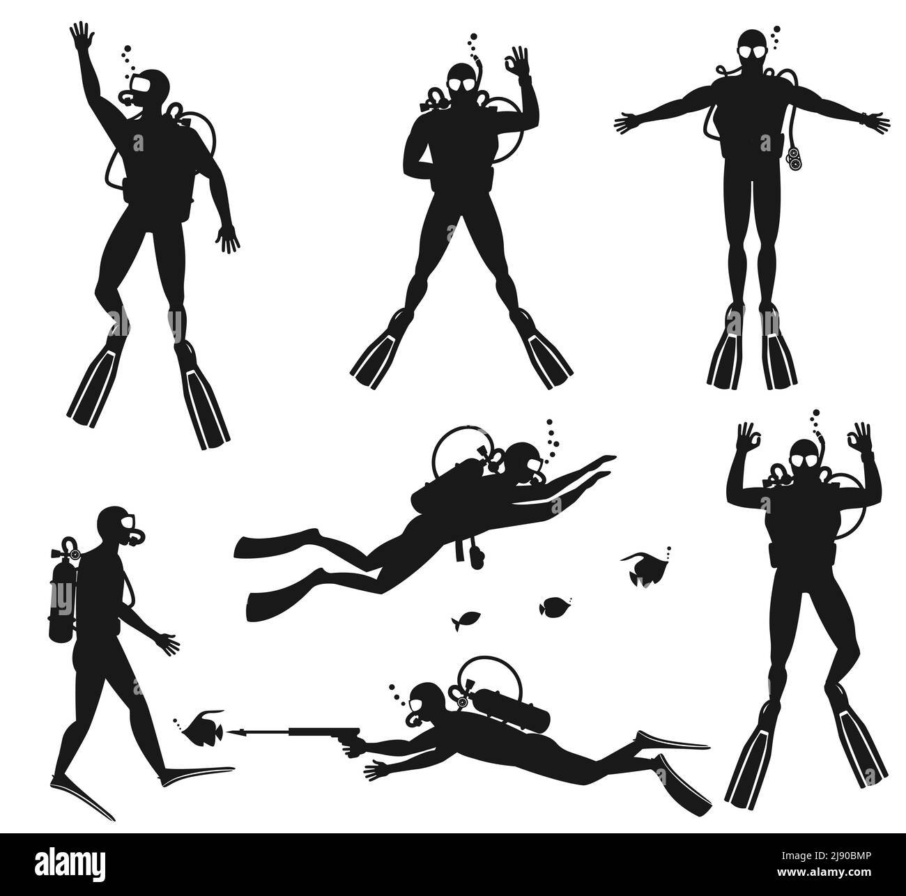 Diver icon vector vectors hi-res stock photography and images - Alamy