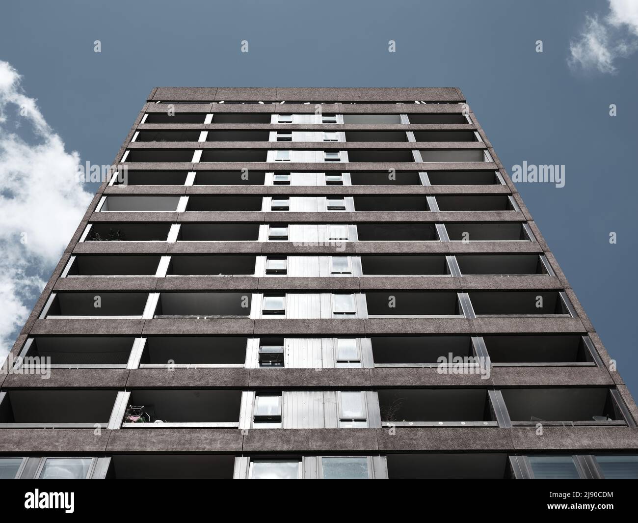 London Council Block Stock Photo - Alamy
