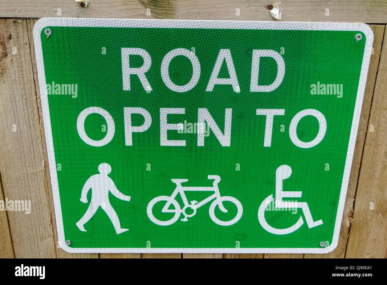 Cyclists welcome here hi-res stock photography and images - Alamy
