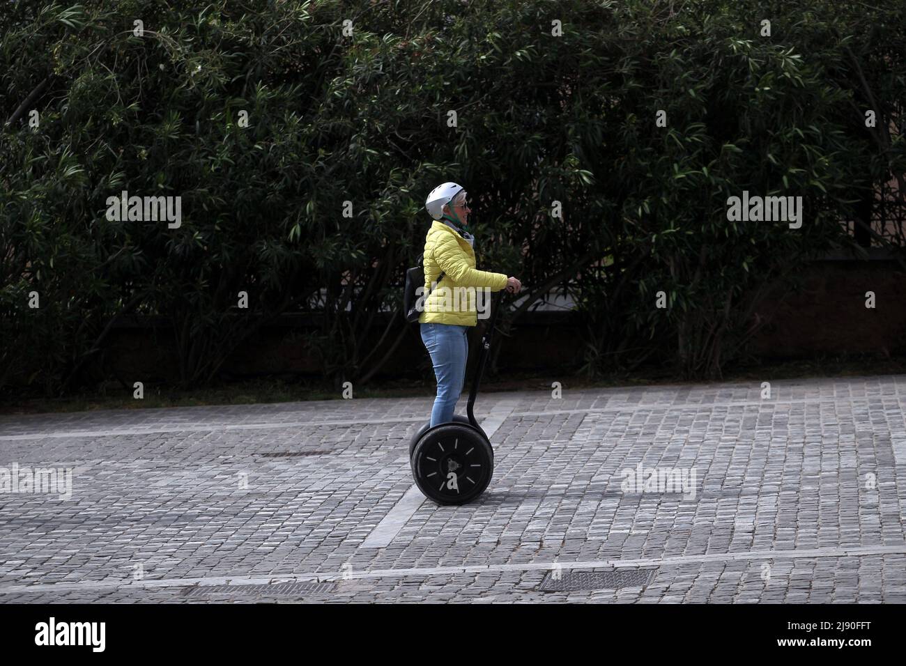 Segway woman hi-res stock photography and images - Alamy