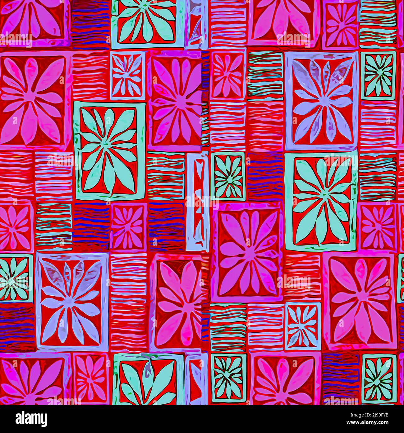 Textile and wallpaper patterns. A printable digital illustration work ...