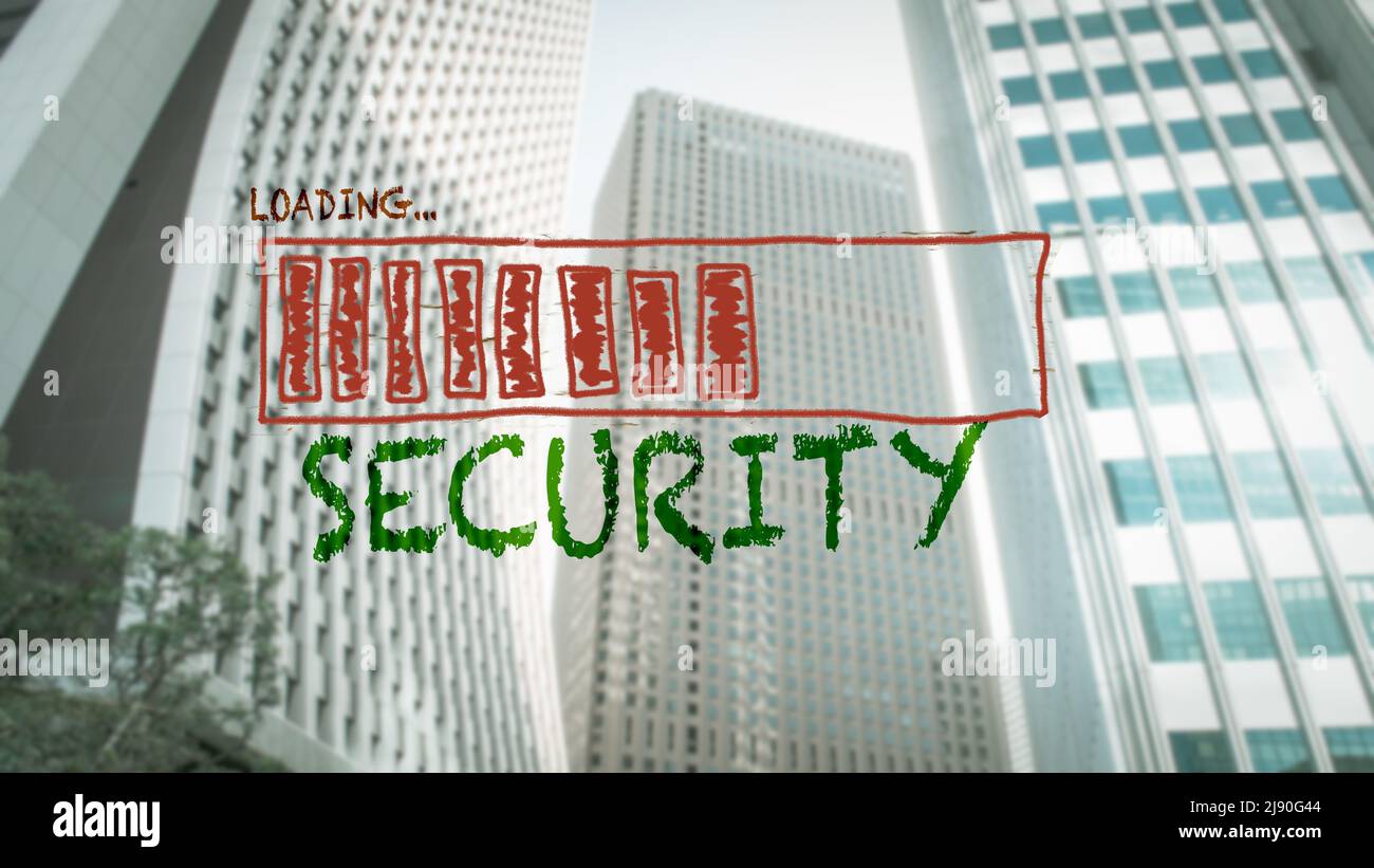 Street Sign the Direction Way to Security Stock Photo - Alamy