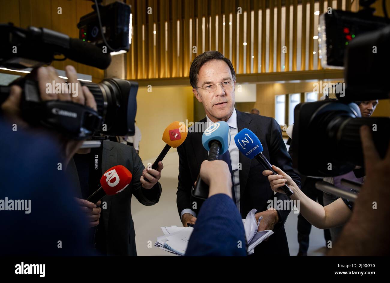 2022-05-19 16:08:38 THE HAGUE - Prime Minister Mark Rutte in the House ...