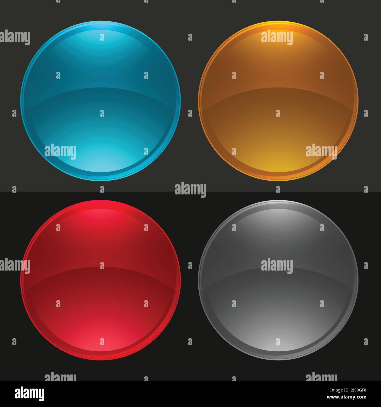 Spherical button Stock Vector Images - Alamy