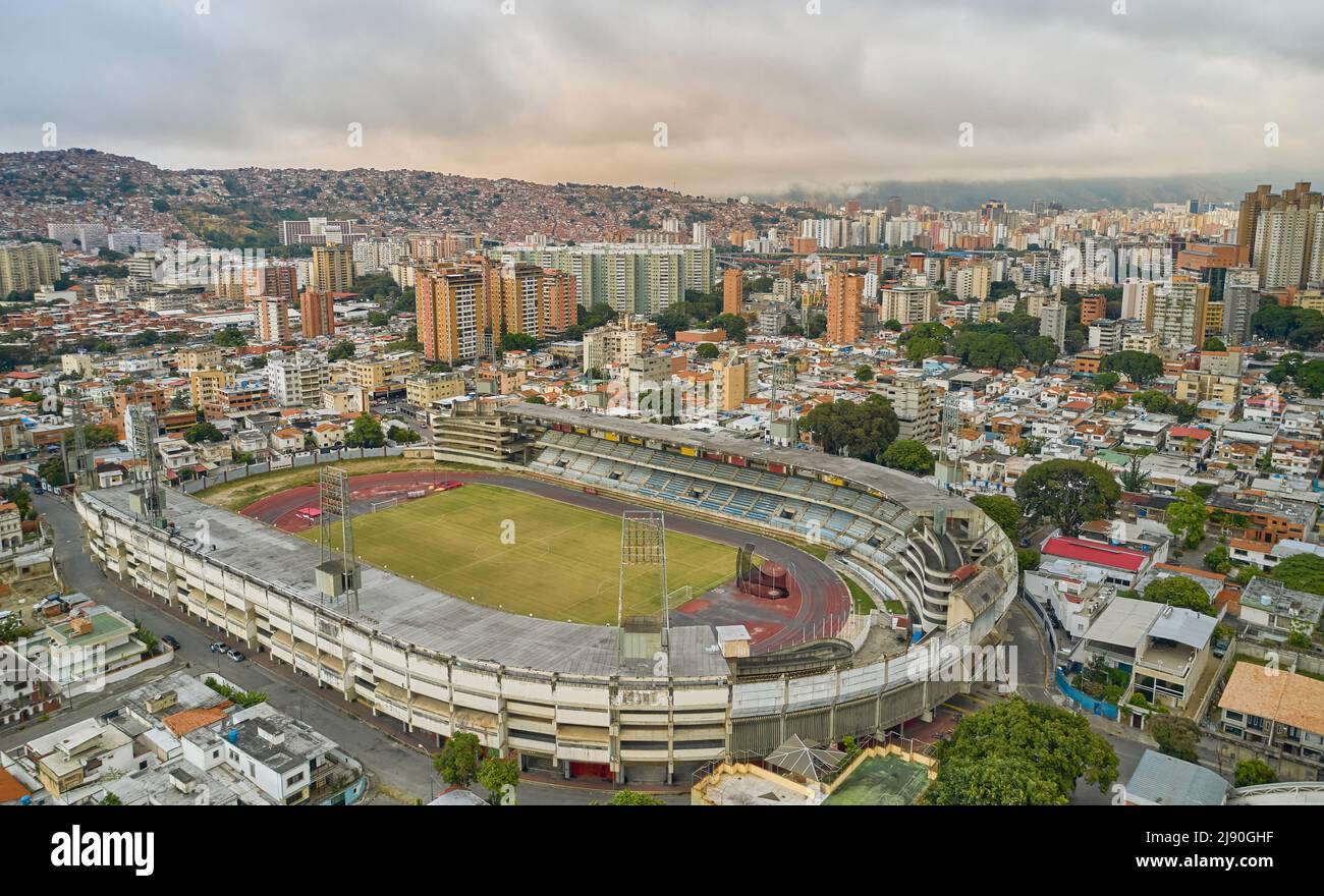 CARACAS, VENEZUELA, FEBRUARY 20, 2022, Panorama of the Brigido Iriarte ...