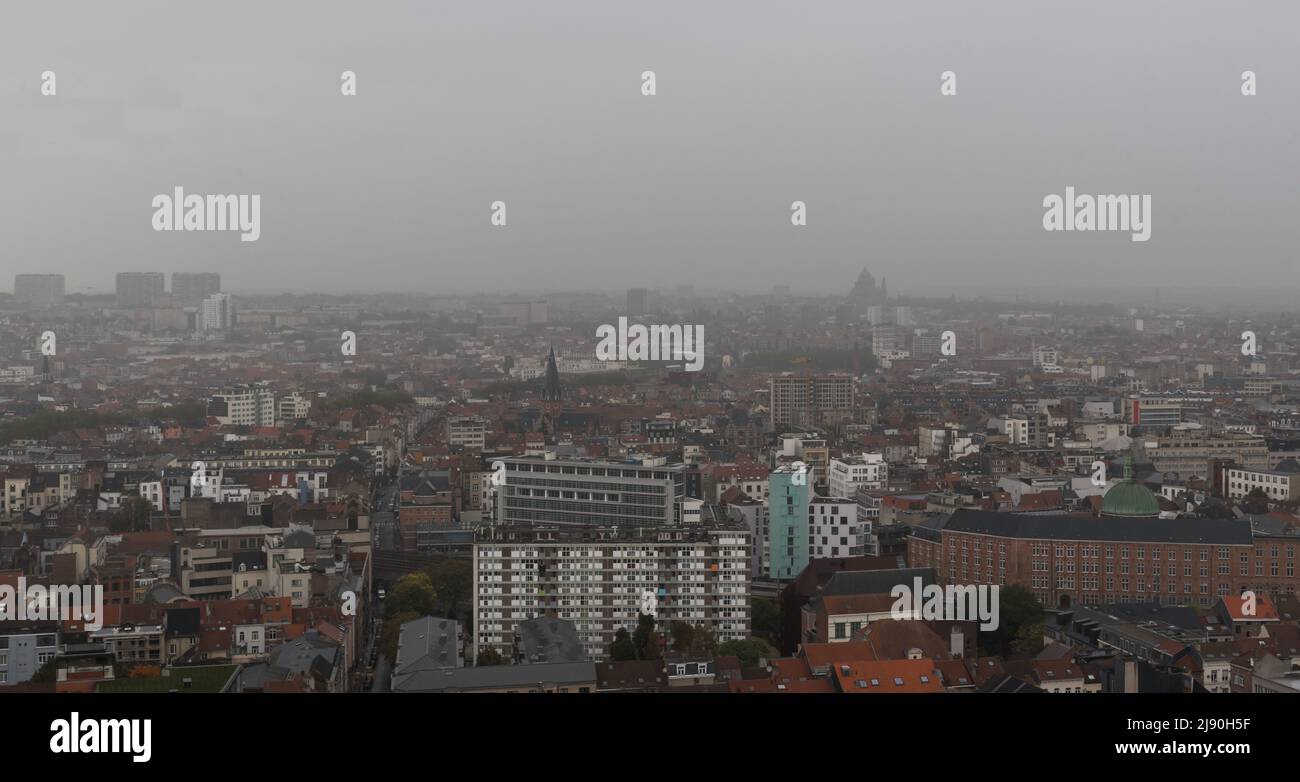 Aerial panorama bruxelles hi-res stock photography and images - Alamy