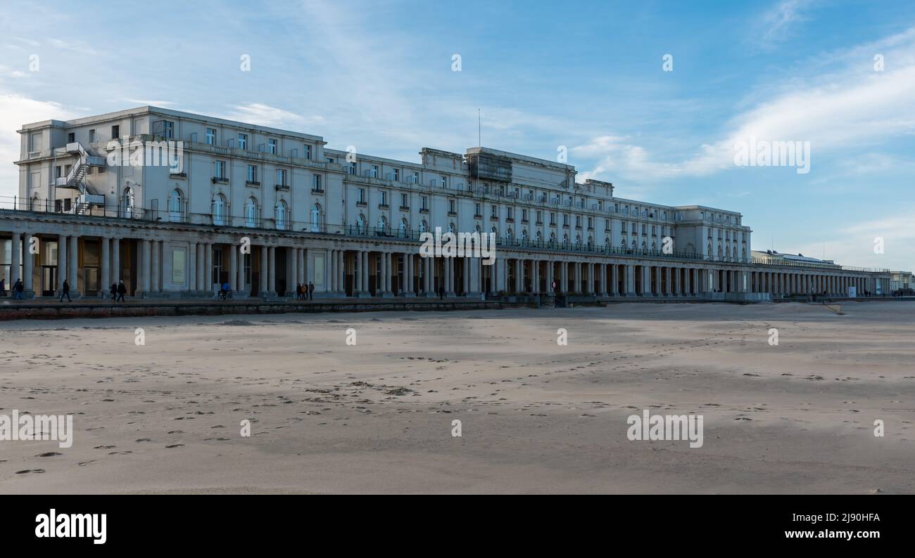 Ostend, West Flanders - Belgium, 10 26 2019 View over the royal ...