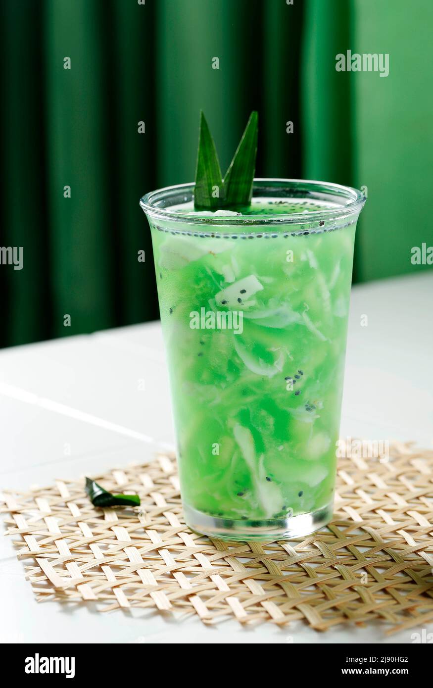 Es Kuwut. Traditional Balinese Fruit Fresh Drink, Shredded Melon and ...