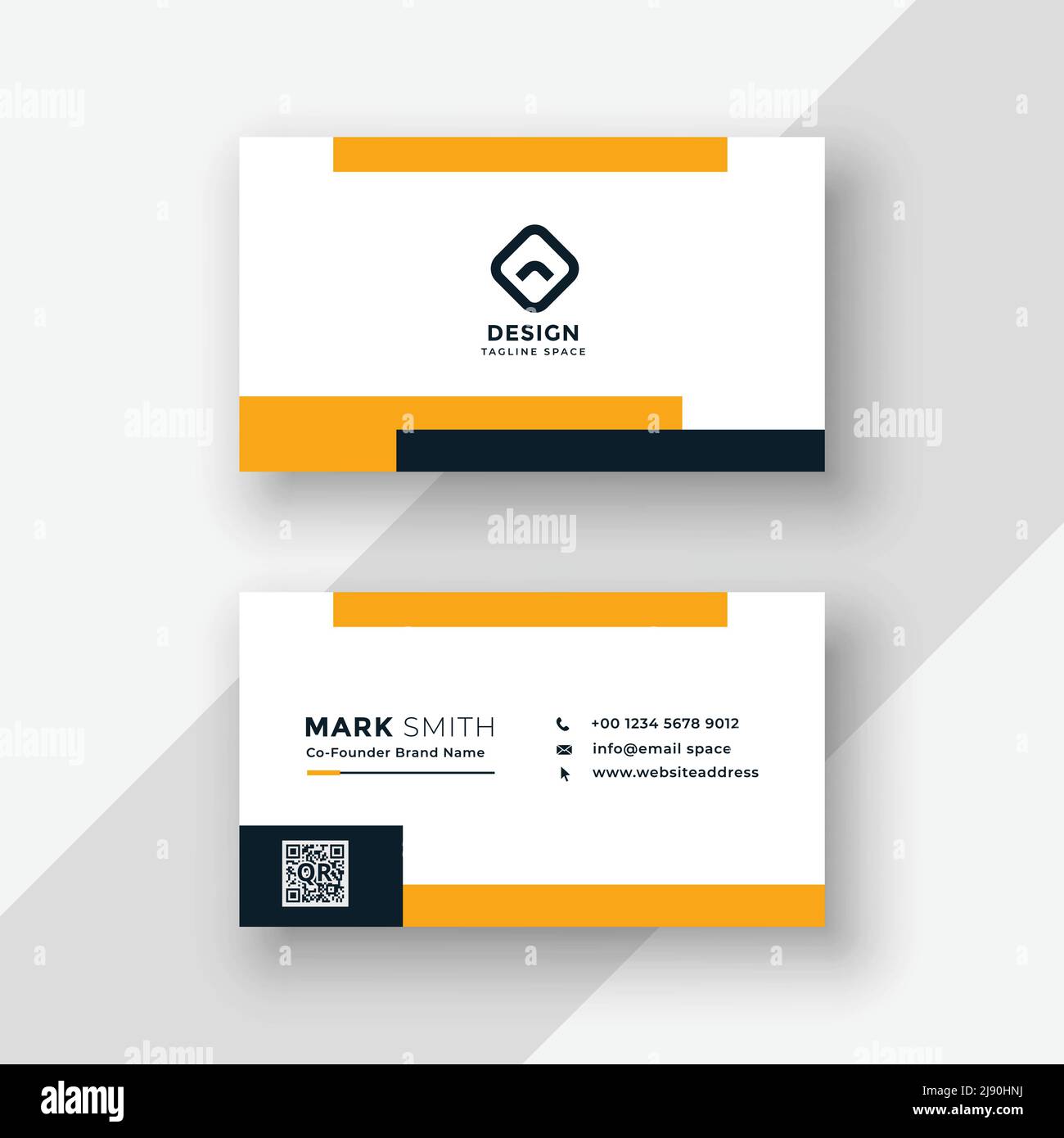 Id card yellow Stock Vector Images - Alamy