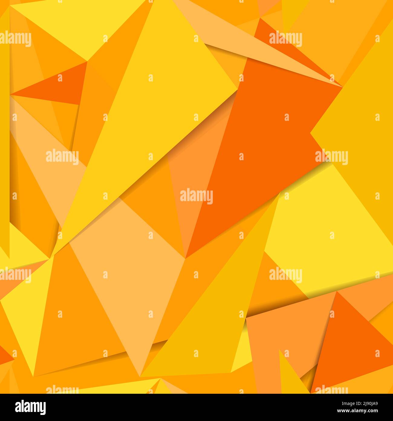 Seamless Abstract yellow background of paper scraps Stock Vector Image ...