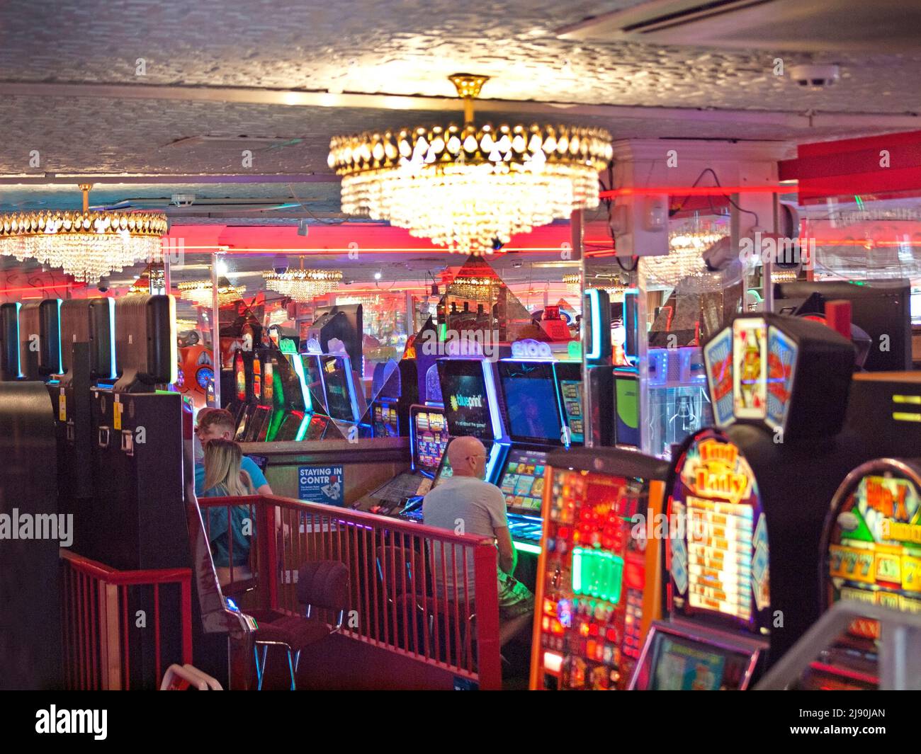 A games arcade in Brighton, England Stock Photo - Alamy