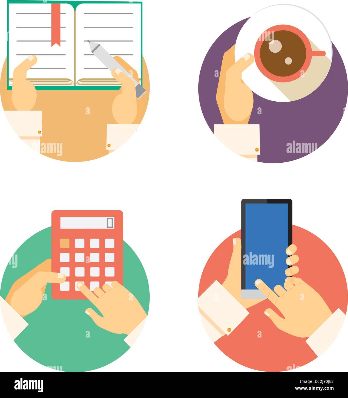 Writing accounting Stock Vector Images - Alamy