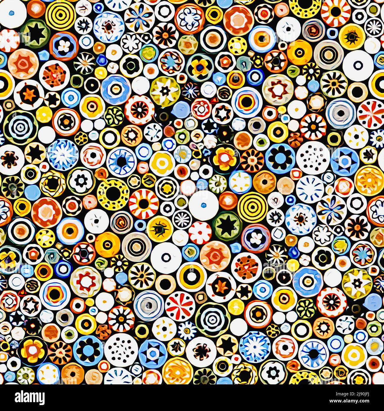 Textile and wallpaper patterns. A printable digital illustration work ...