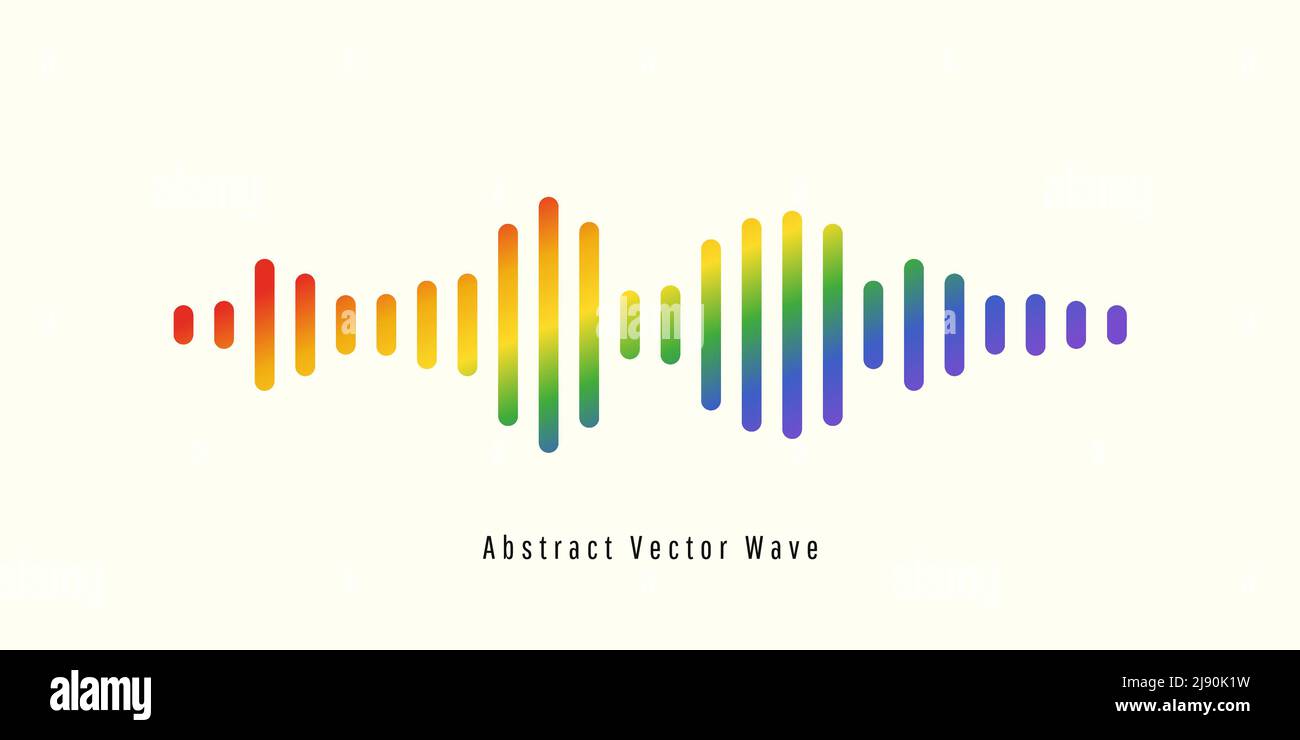 Colorful audio message wave or sound wave equalizer. Isolated ... Colorful audio message wave or sound wave equalizer. Isolated ...
