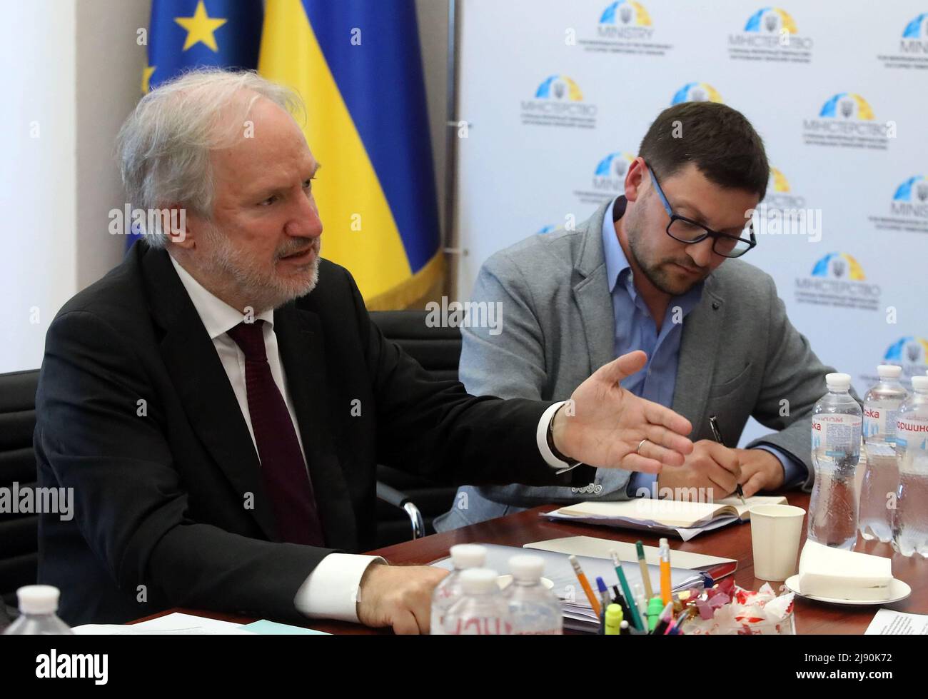 KYIV, UKRAINE - MAY 19, 2022 - Director for Neighbourhood and the ...