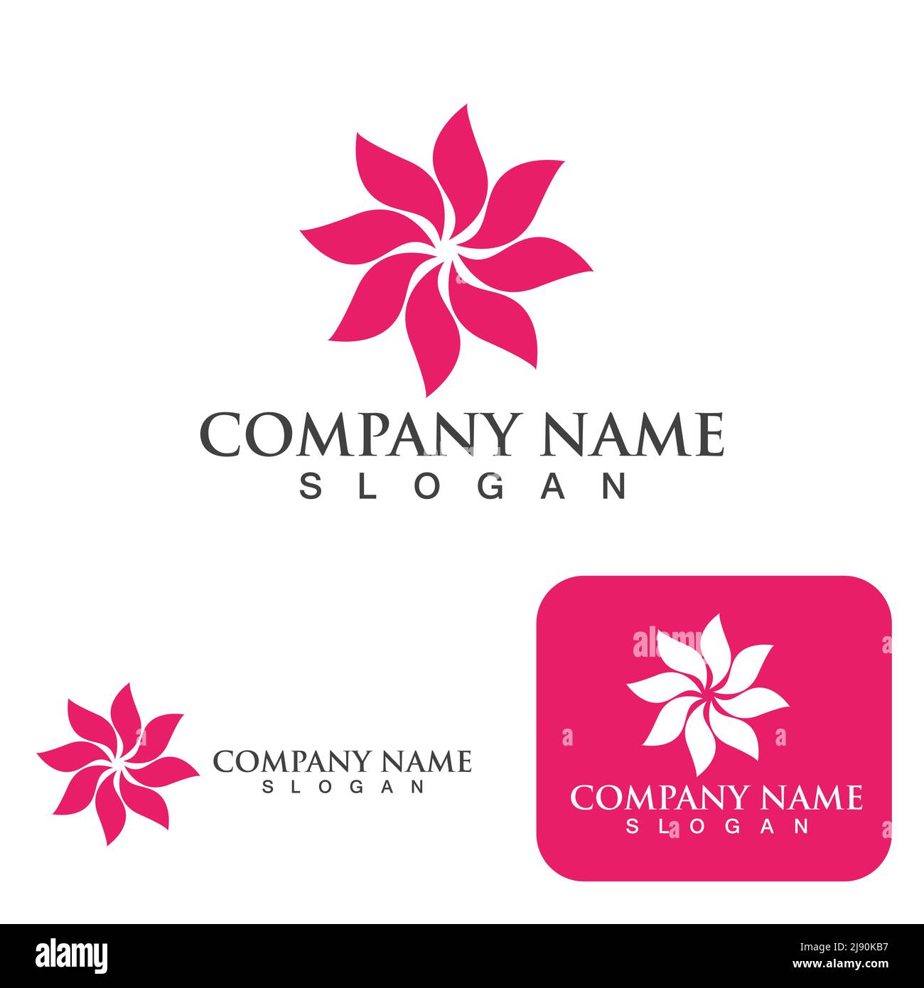 flower vector icon design template illustration Stock Vector Image ...