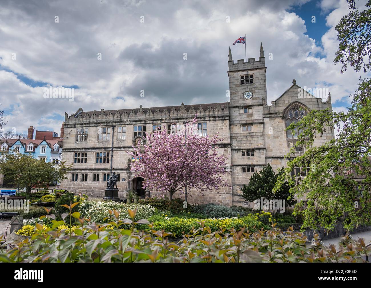 This is of Shrewsbury Library.The site was the previous home of ...