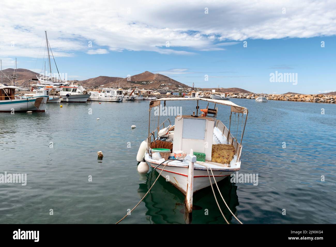 Naousa harbour hi-res stock photography and images - Alamy