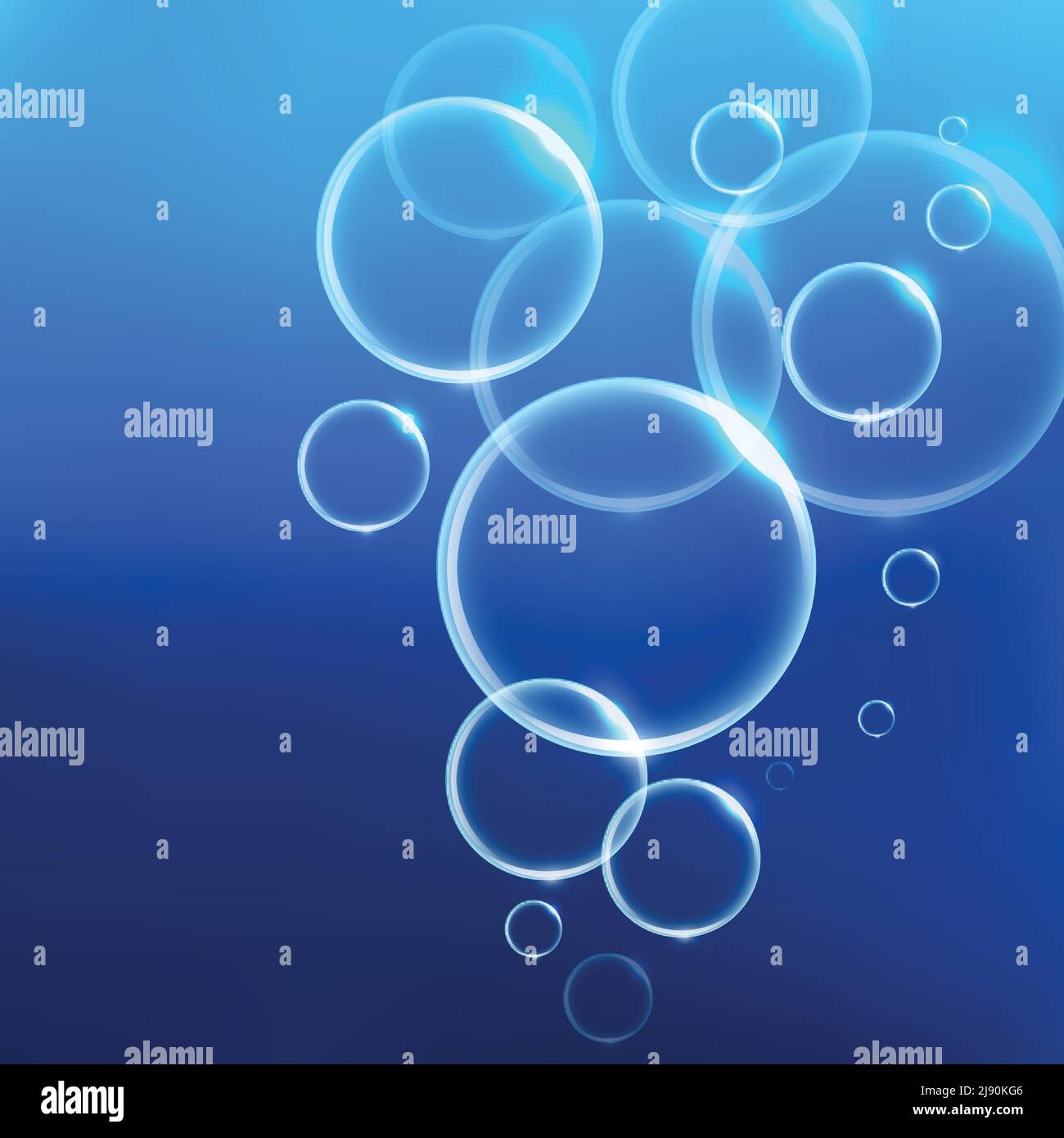 Air bubbles Stock Vector Images - Alamy