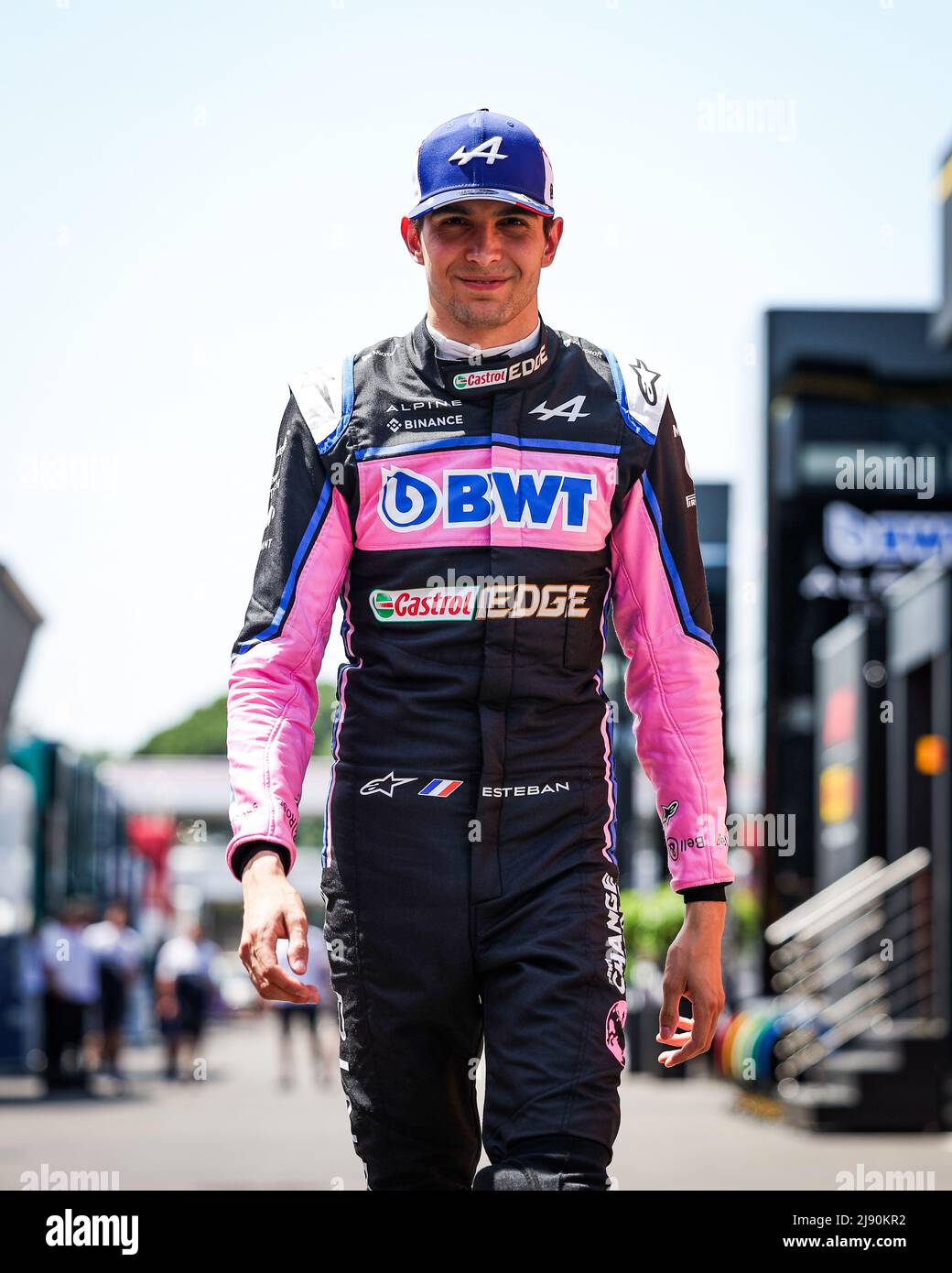 OCON Esteban (fra), Alpine F1 Team A522, portrait during the Formula 1 Pirelli Grand Premio de ...