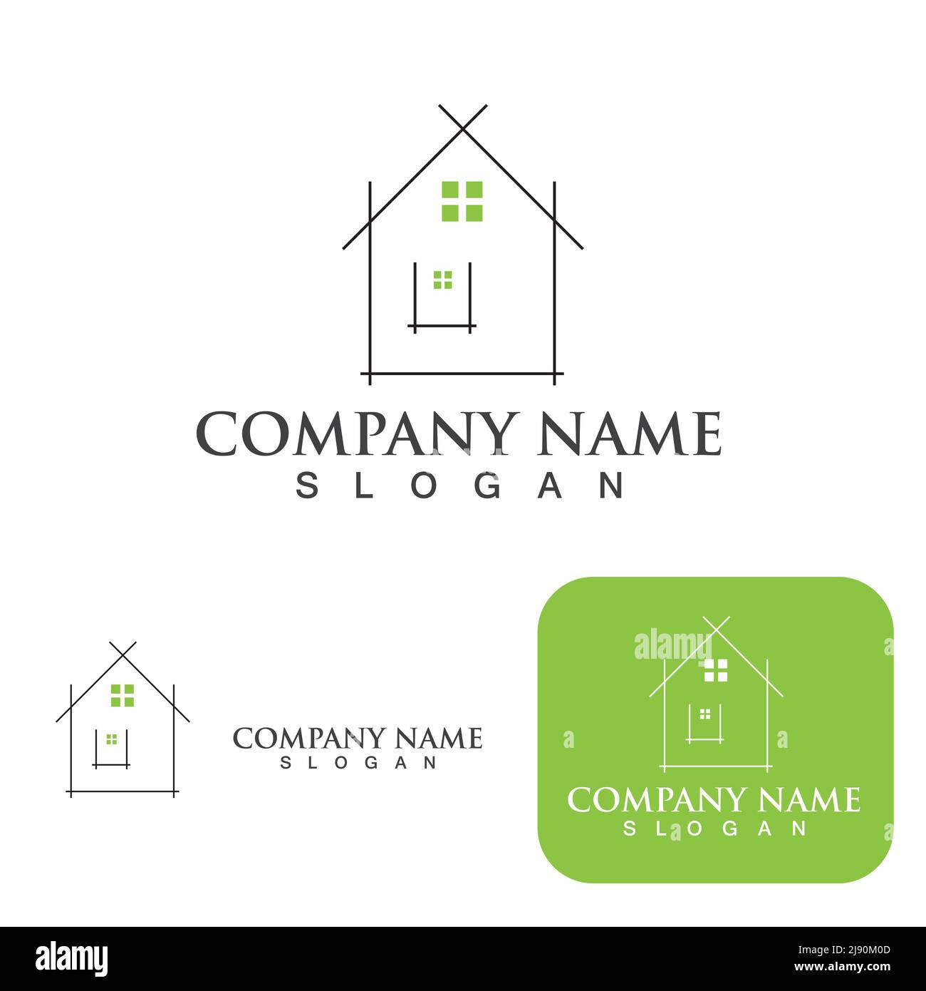 home buildings logo and symbols icons template Stock Vector Image & Art ...