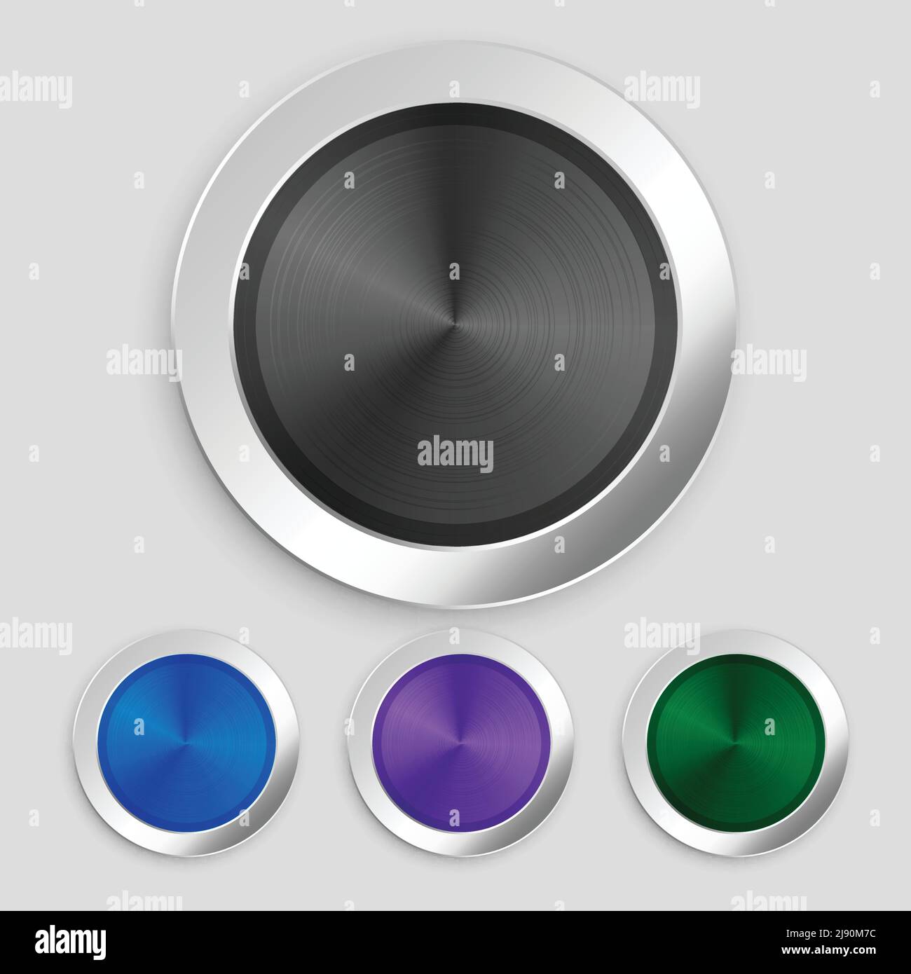 Brushed chrome Stock Vector Images - Alamy