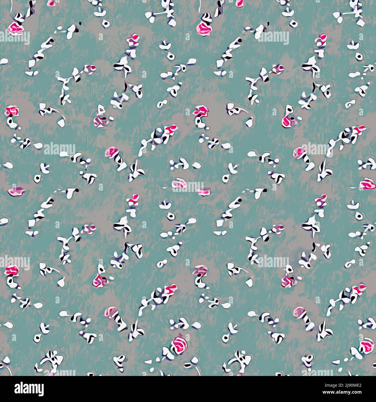 Textile and wallpaper patterns. A printable digital illustration work ...