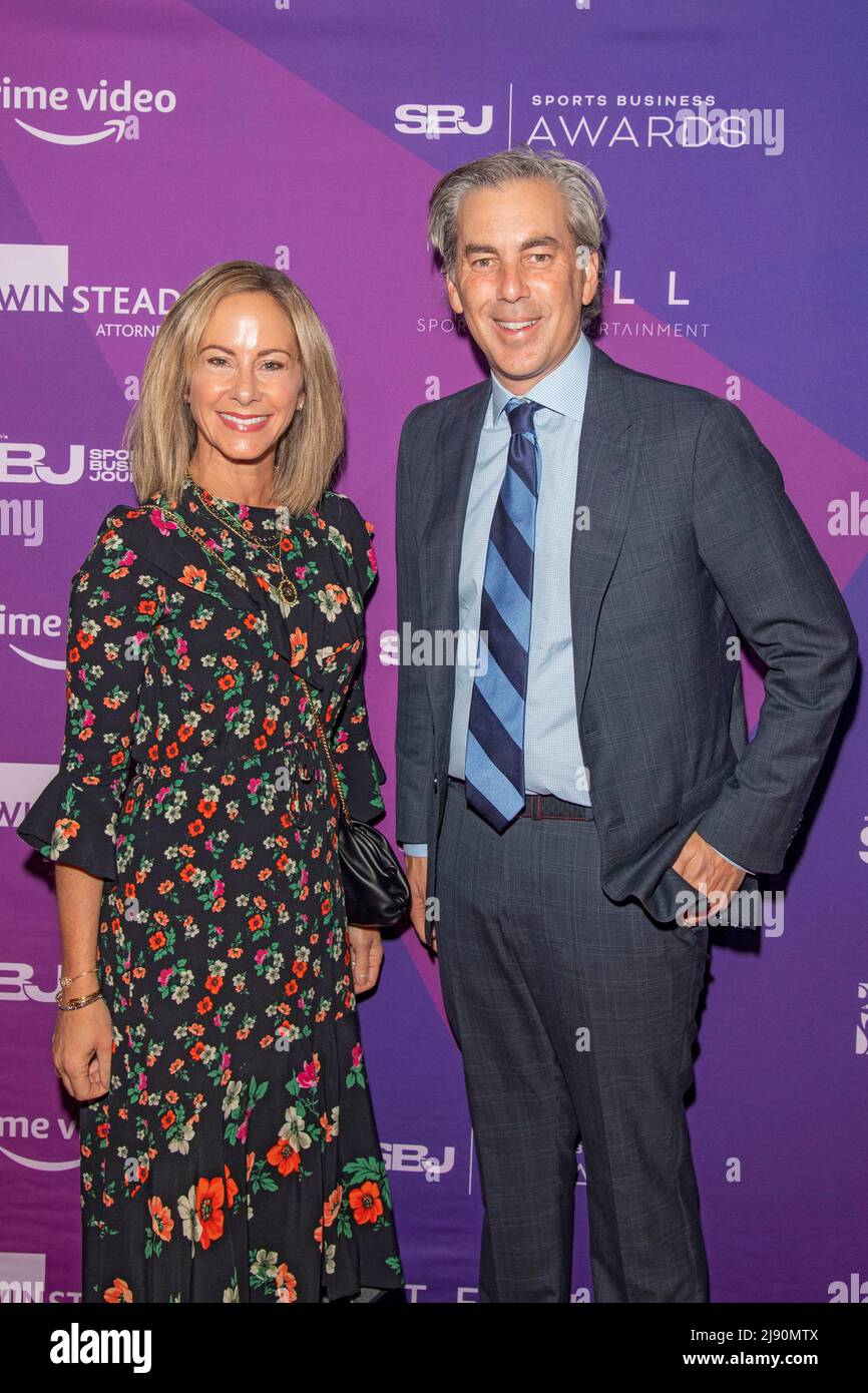 Jennifer Prince and Kevin Demoff attend the 15th Annual Sports Business ...