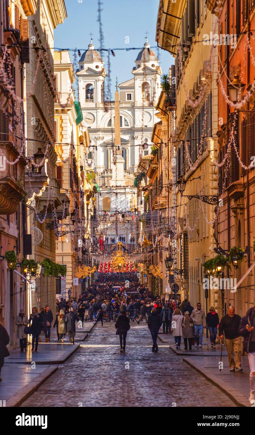 Monti rome shopping hi-res stock photography and images - Alamy