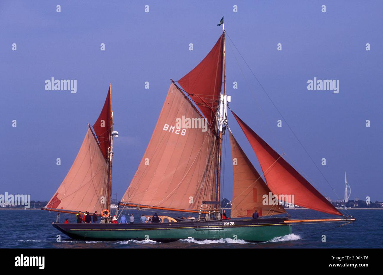 Brixham sailing trawler Provident Stock Photo - Alamy