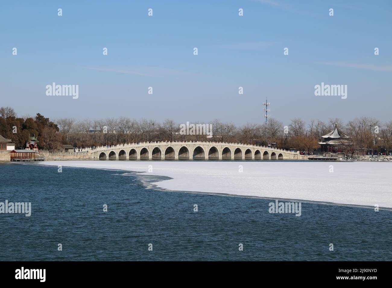 Traditional multi-arch bridge Stock Photo - Alamy
