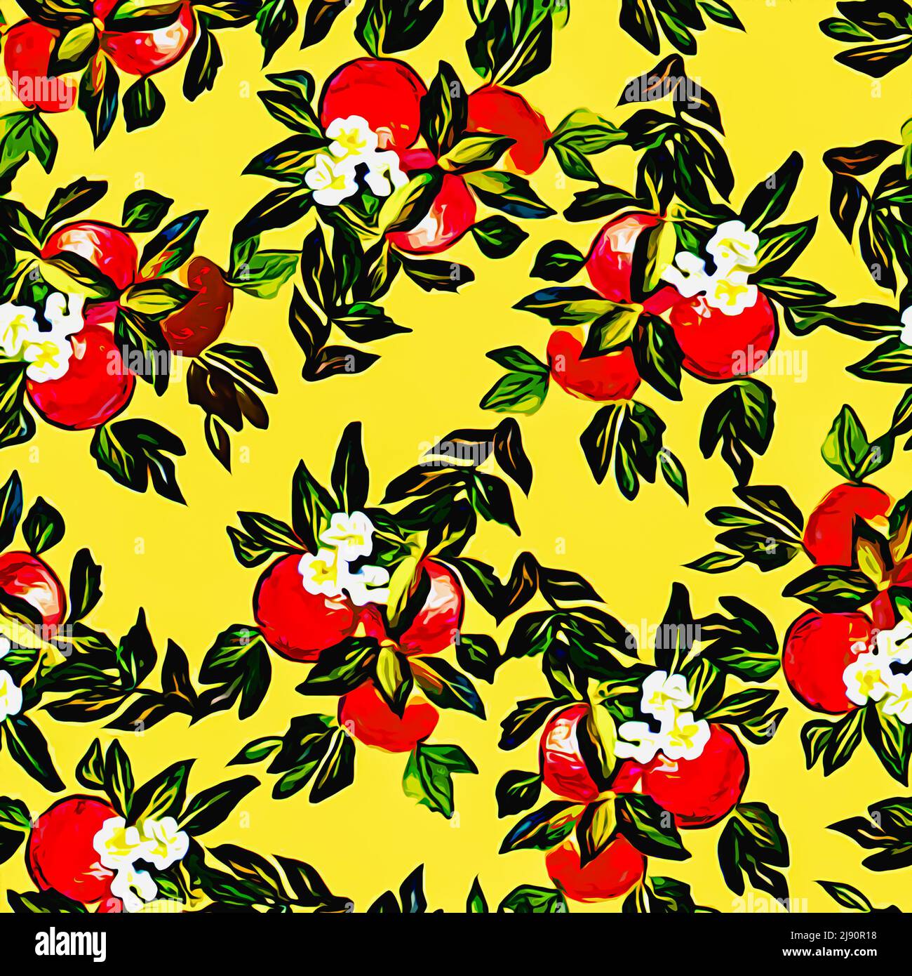 Textile and wallpaper patterns. A printable digital illustration work ...