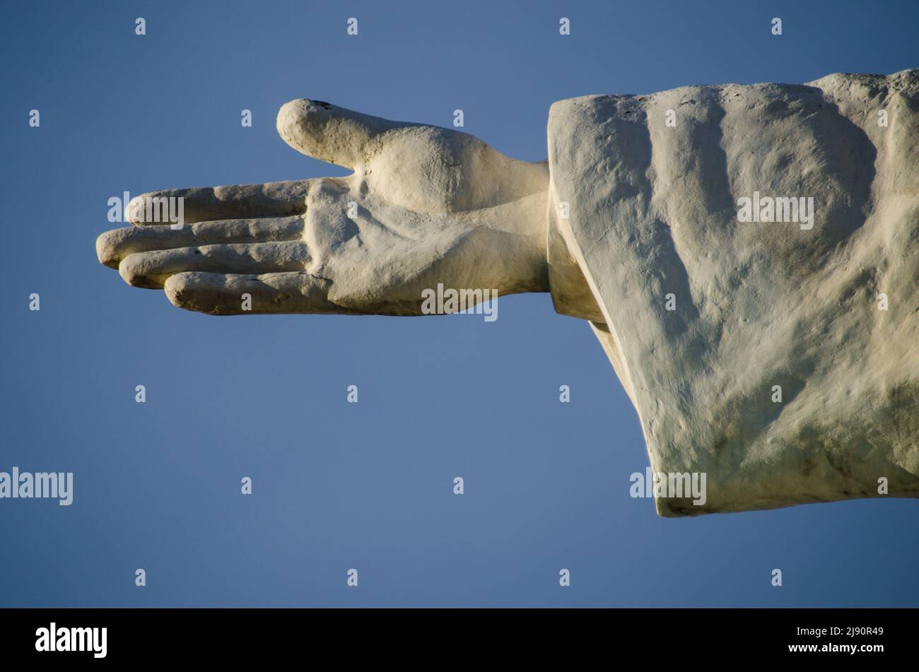 White christ statue cusco hi-res stock photography and images - Alamy