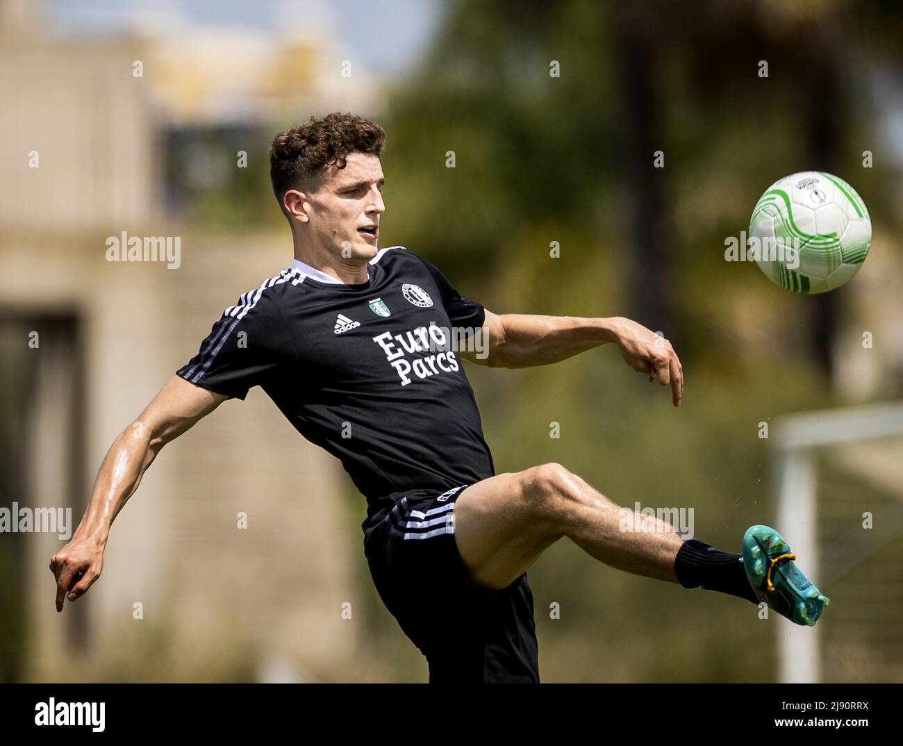 LAGOS - Guus Til in action during a Feyenoord training camp in Lagos ...