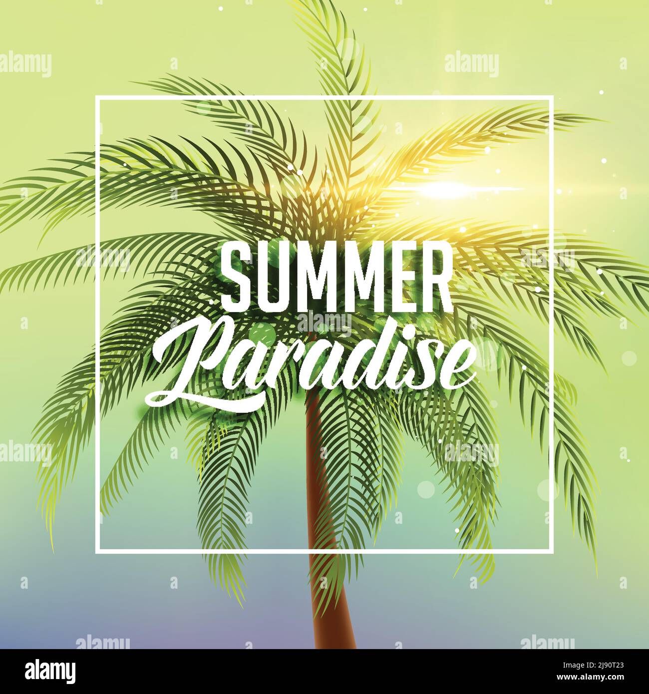 Paradise poster hi-res stock photography and images - Alamy