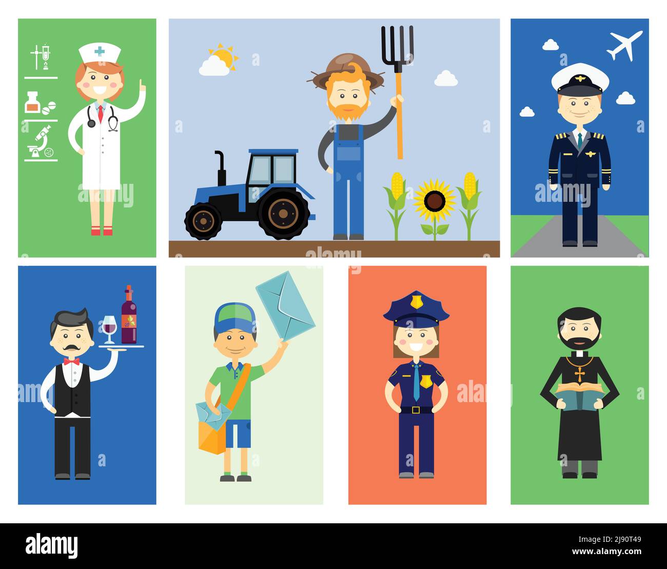 Female and tractor Cut Out Stock Images & Pictures - Alamy