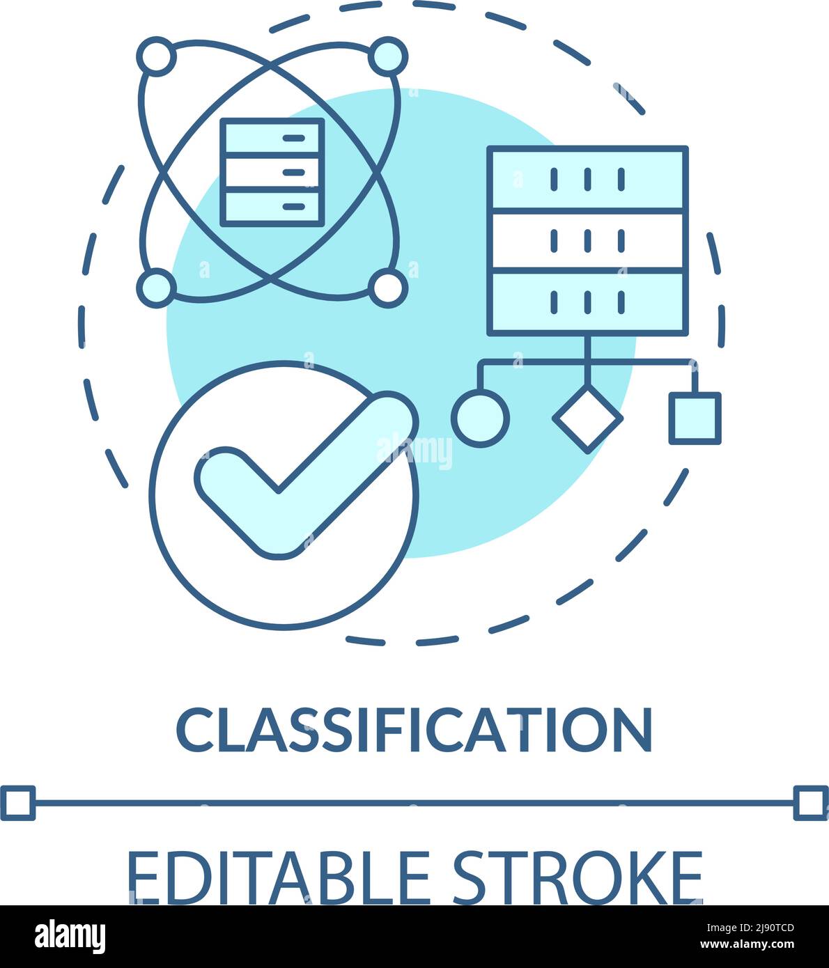 Classification machine learning line hi-res stock photography and ...