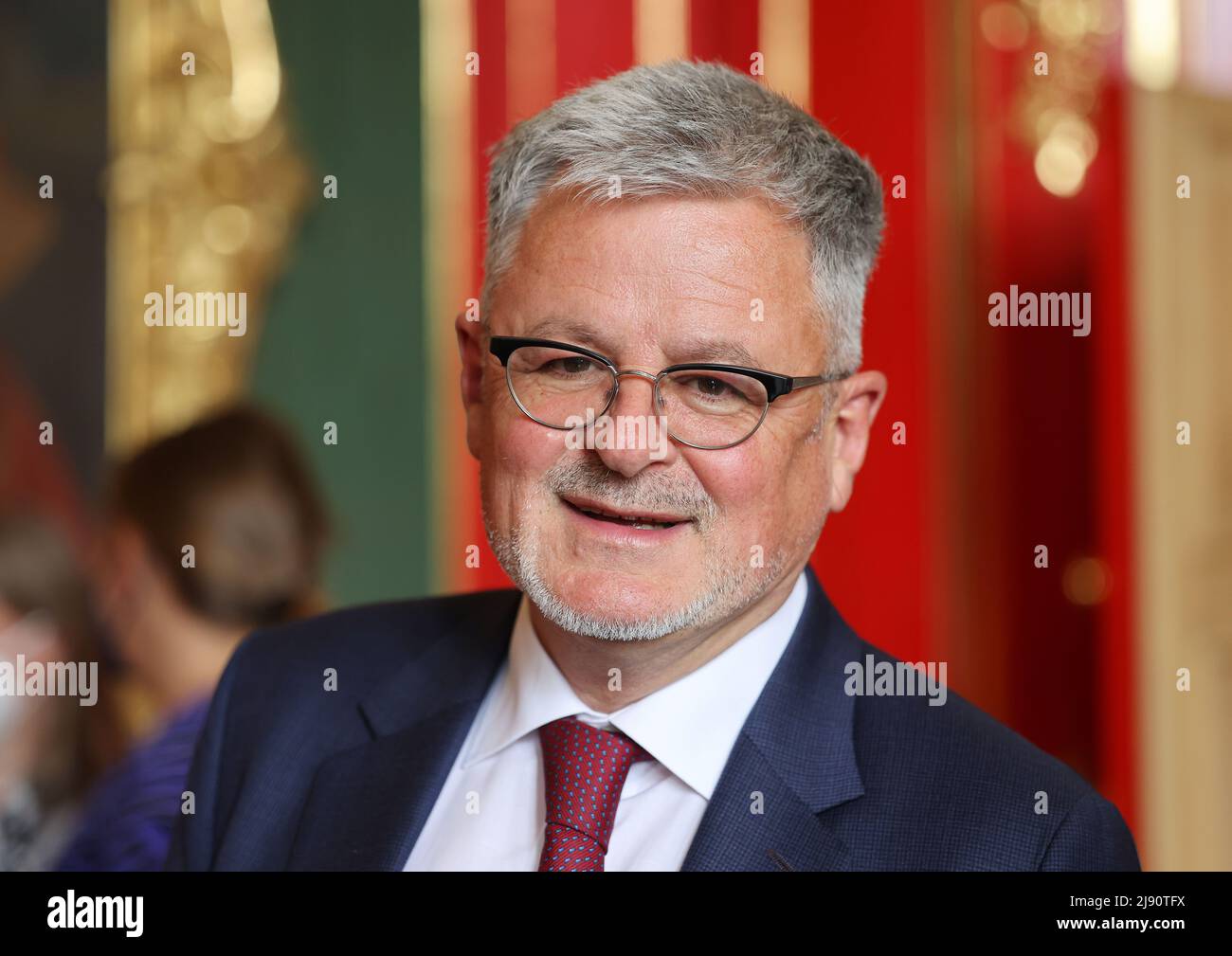 Aachen, Germany. 19th May, 2022. Christopher Clark, historian, stands ...