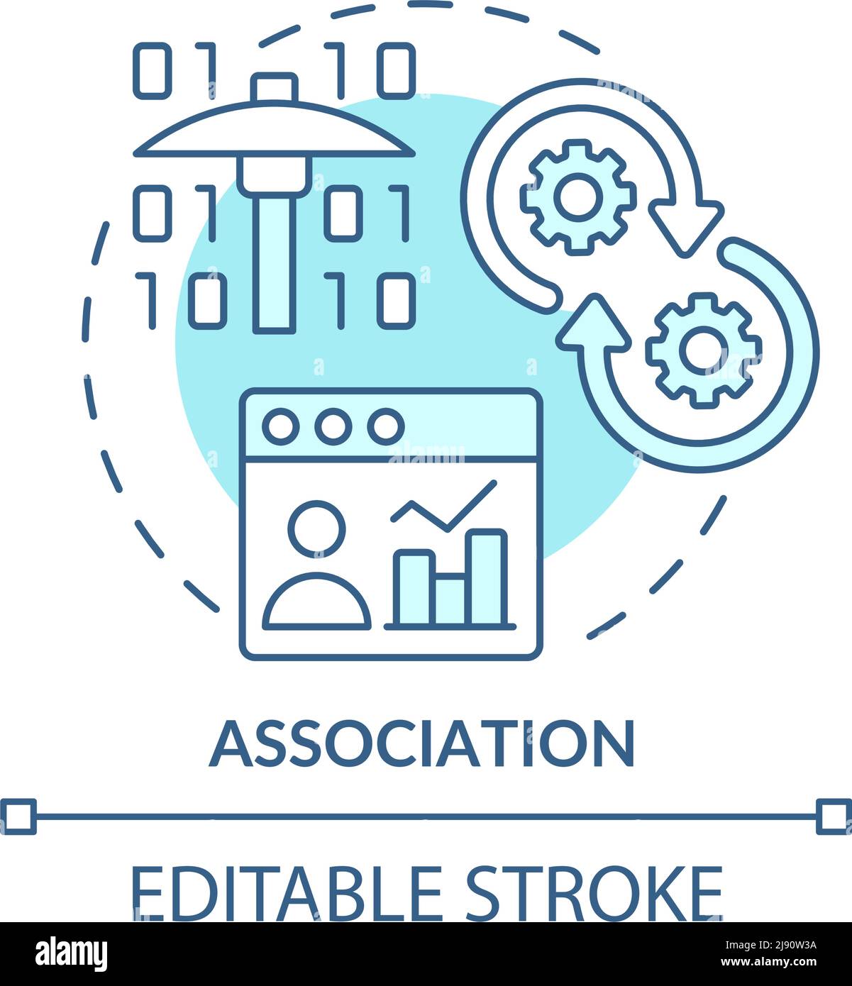 Association analysis Cut Out Stock Images & Pictures - Alamy